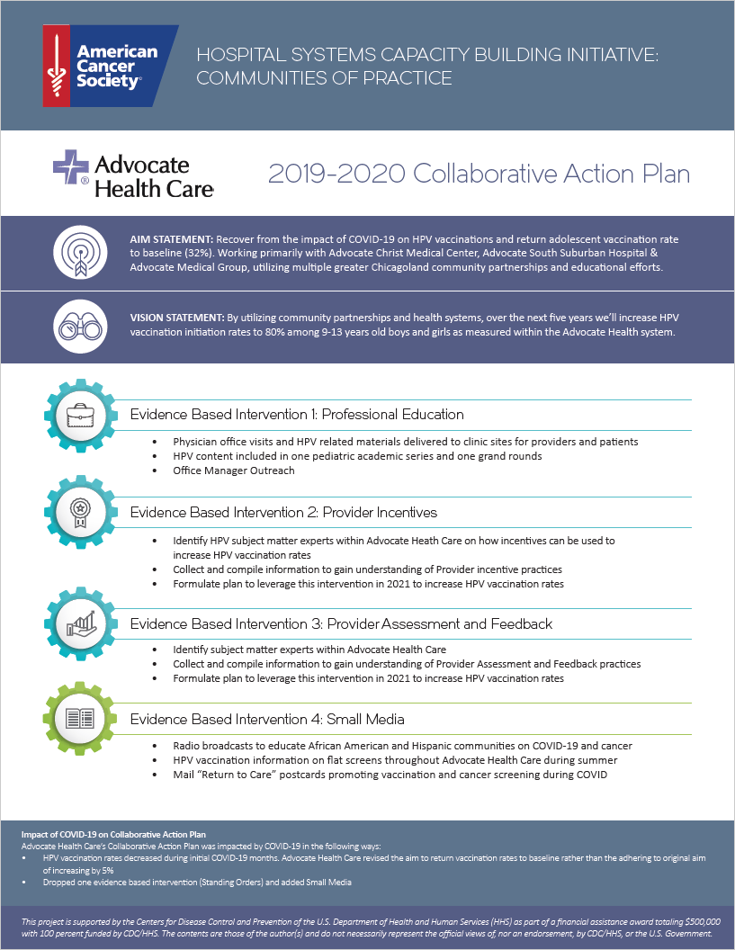 Advocate Health Care - Hospital Systems Capacity Building Initiative
