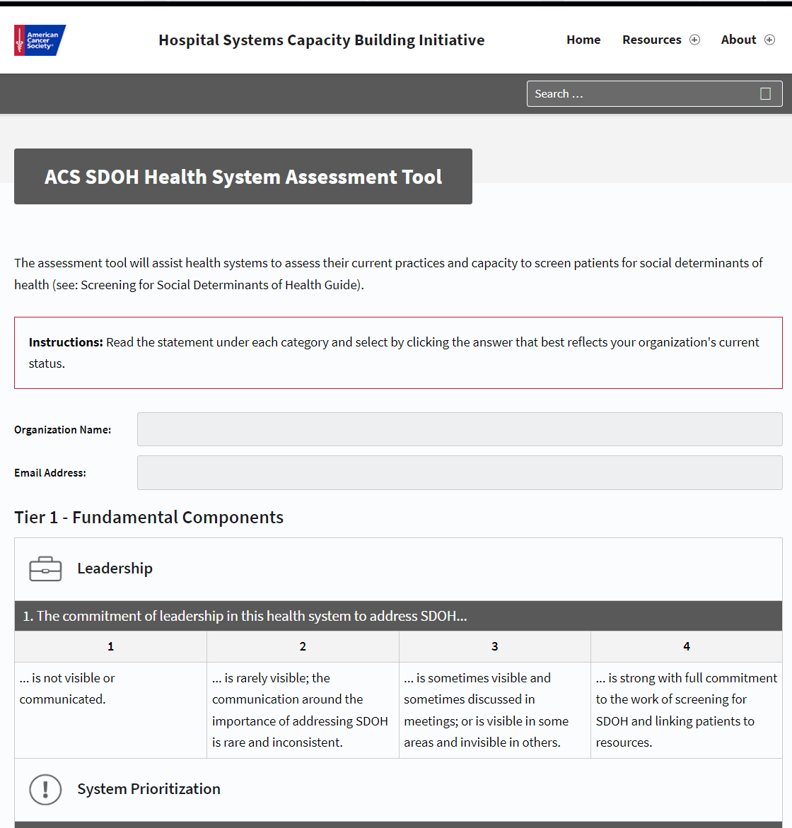 Health Systems Screening for Social Determinants of Health - Hospital ... Health Systems Screening for Social Determinants of Health - Hospital ...